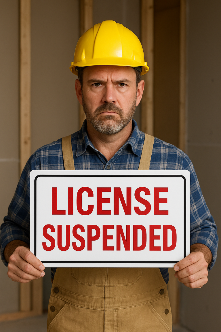 The Hidden Dangers of Working with a Suspended Contractor License ...